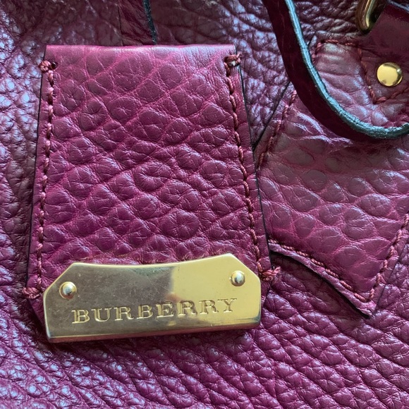 Burberry | Bags | Purple Burberry Handbag | Poshmark